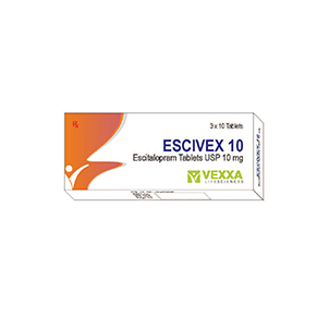ESCIVEX 10 Escitalopram Oxalate 10mg Film-Coated Tablet 1's price in ...